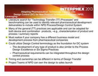 Pharmaceutical Technology Transfer Best Practices | PDF