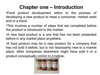 Food product development introduction.ppt