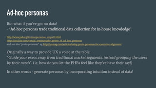 Product development for B2B web applications: using ad-hoc personas to ...