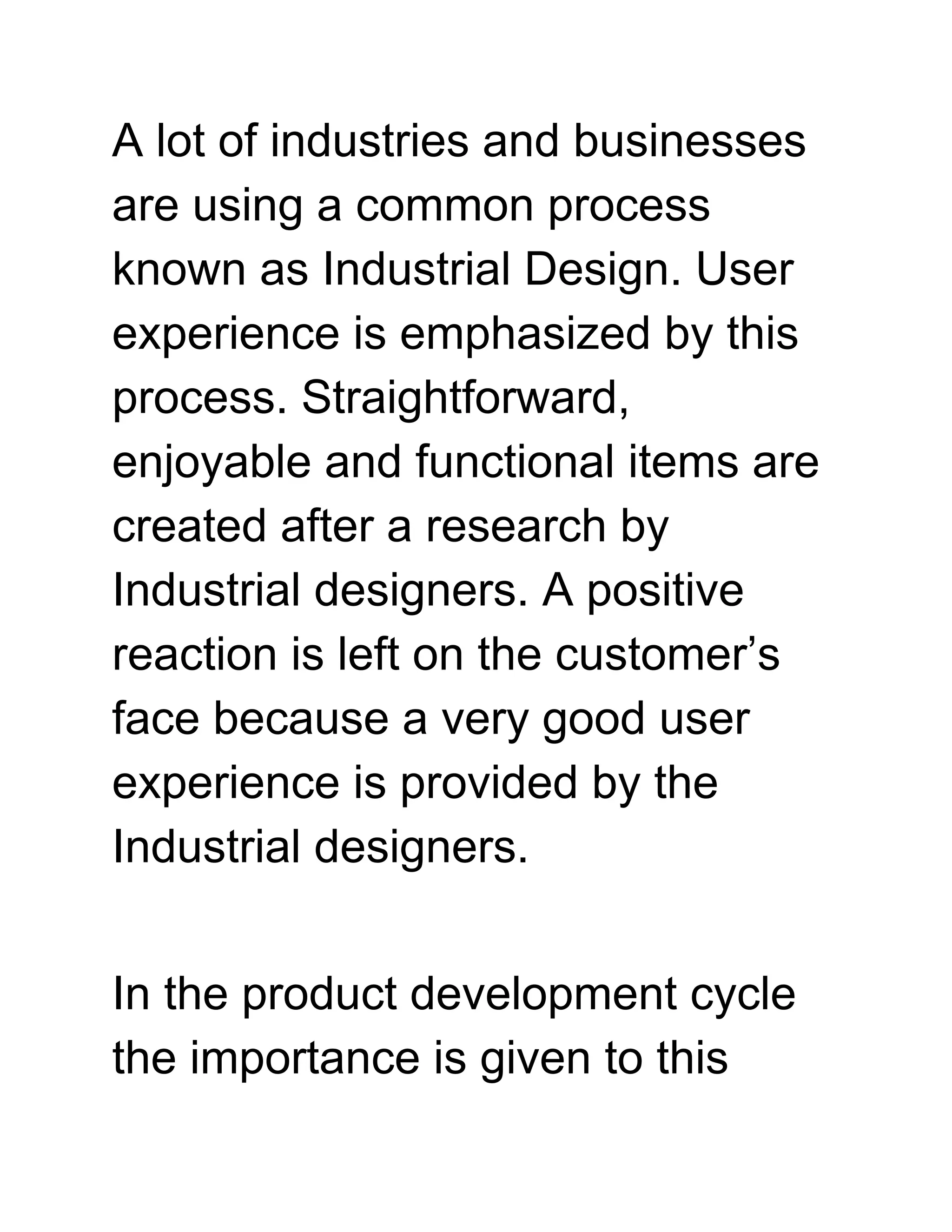 Product development guide how an industrial design company develops ...