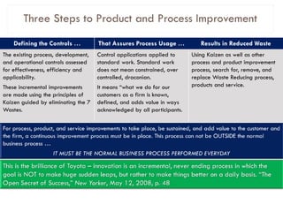 Product development kaizen (pdk) | PDF