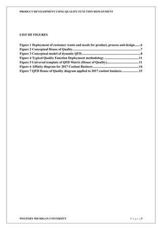 Product development using quality function deployment | PDF