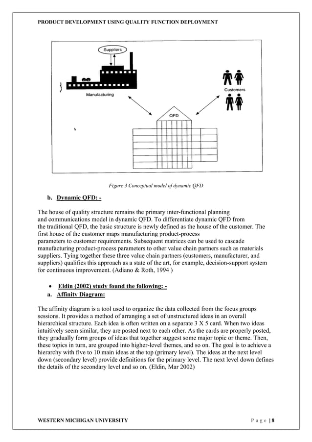 Product development using quality function deployment | PDF