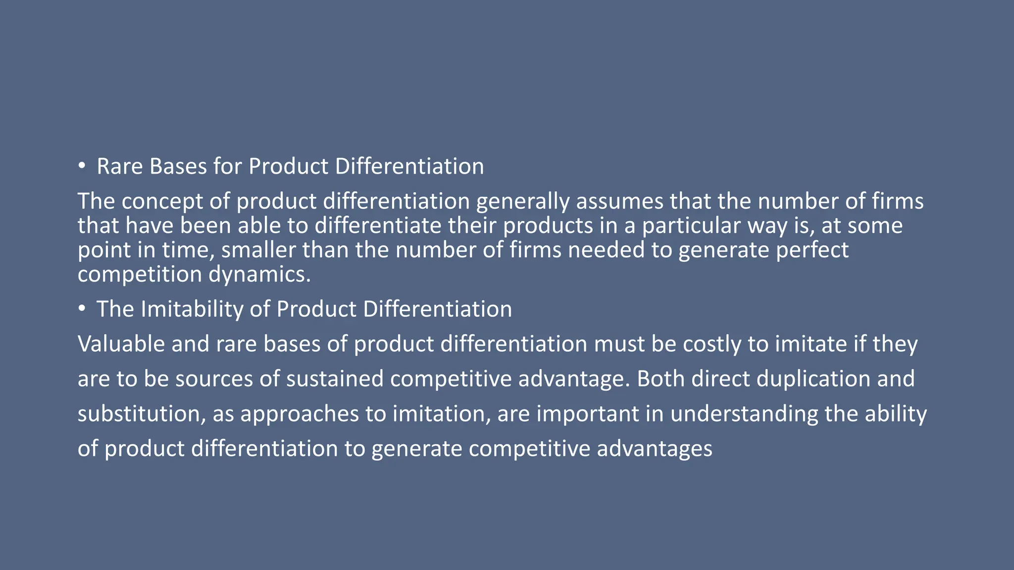 Product Differentiation on management strategic | PPTX