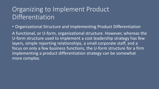 Product Differentiation on management strategic | PPT