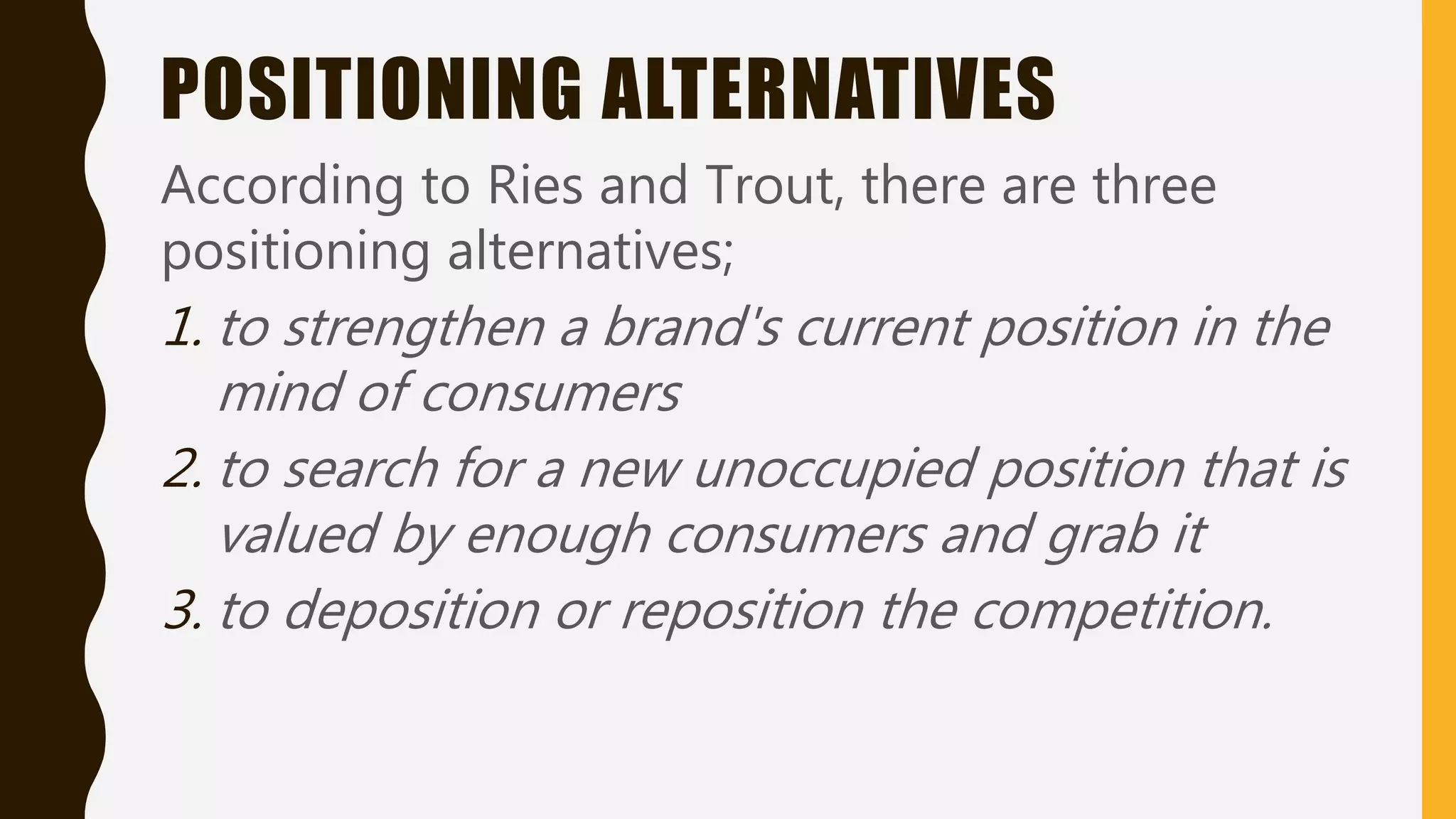 Product differentiation and positioning | PPTX