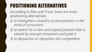 Product differentiation and positioning | PPTX