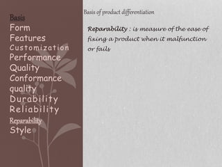 Product differentiation in indian market | PPT