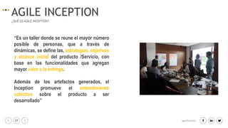 Product discovery con frameworks de ux y agile inception | PPTX