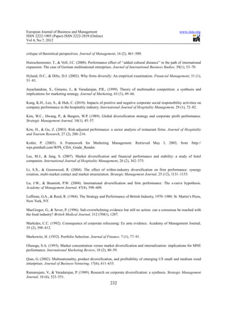 Product diversification and performance of manufacturing firms in nigeria | PDF