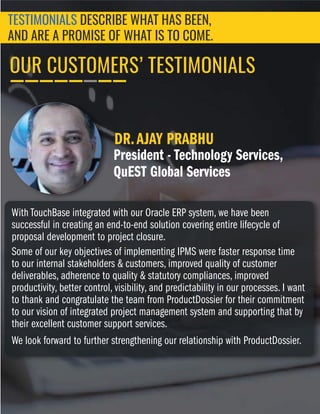 Product dossier profile | PDF