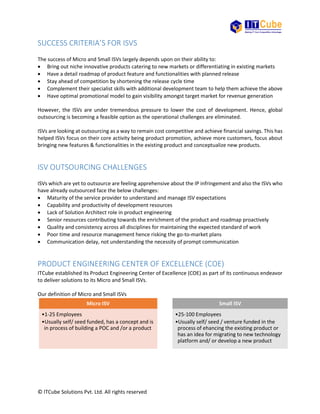 Product Engineering Center of Excellence (COE)_ITCube Solutions | PDF | Business | Business and ...