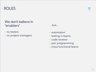 Product engineering @ TransferWise | PPT