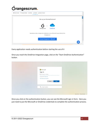 OneDrive Integration is Now Available with Orangescrum | PDF