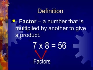 Product & factors | PPT