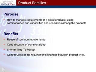Product families | PPT