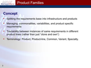 Product families | PPT