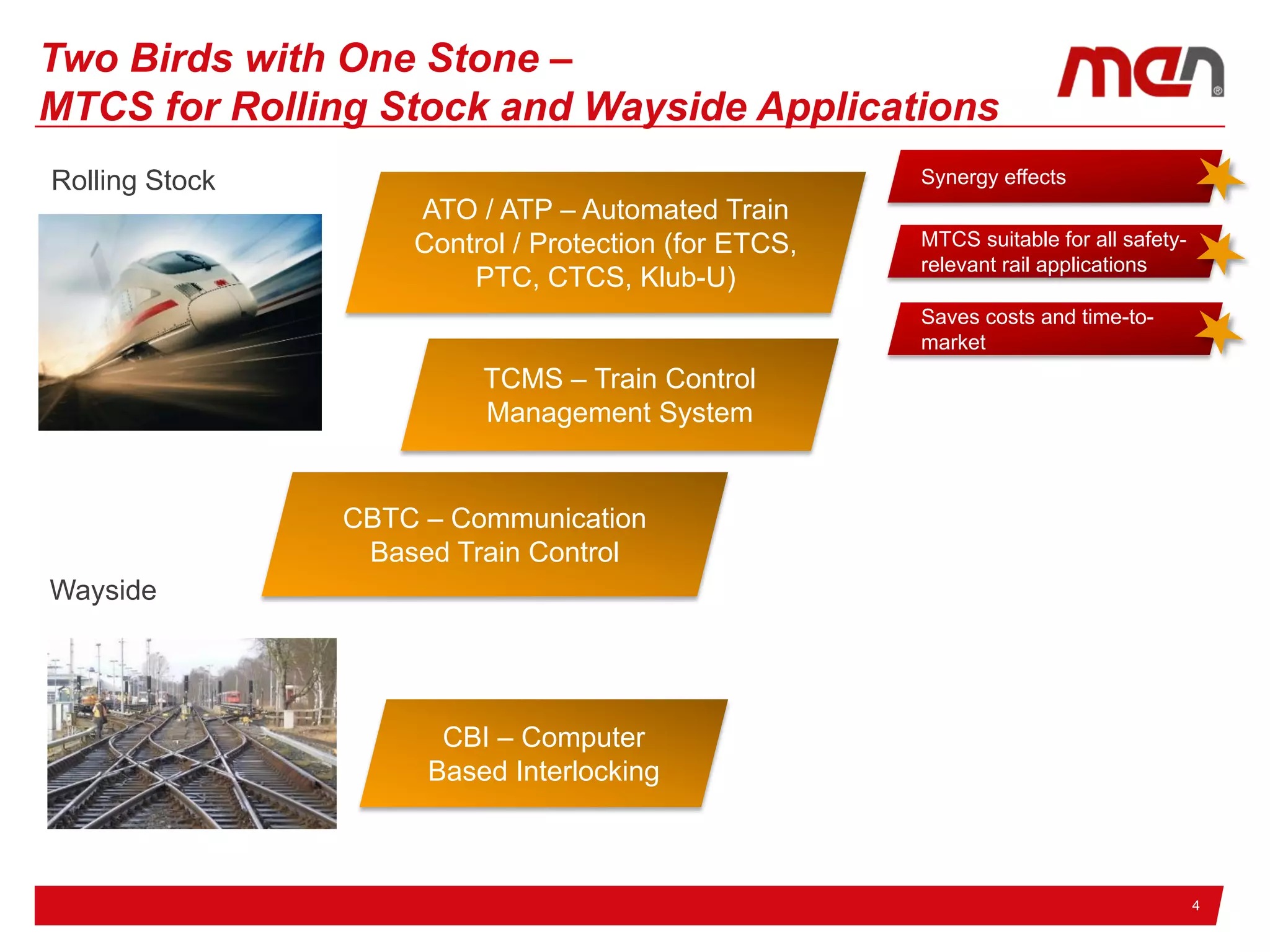 MTCS – Modular Train Control System | PDF