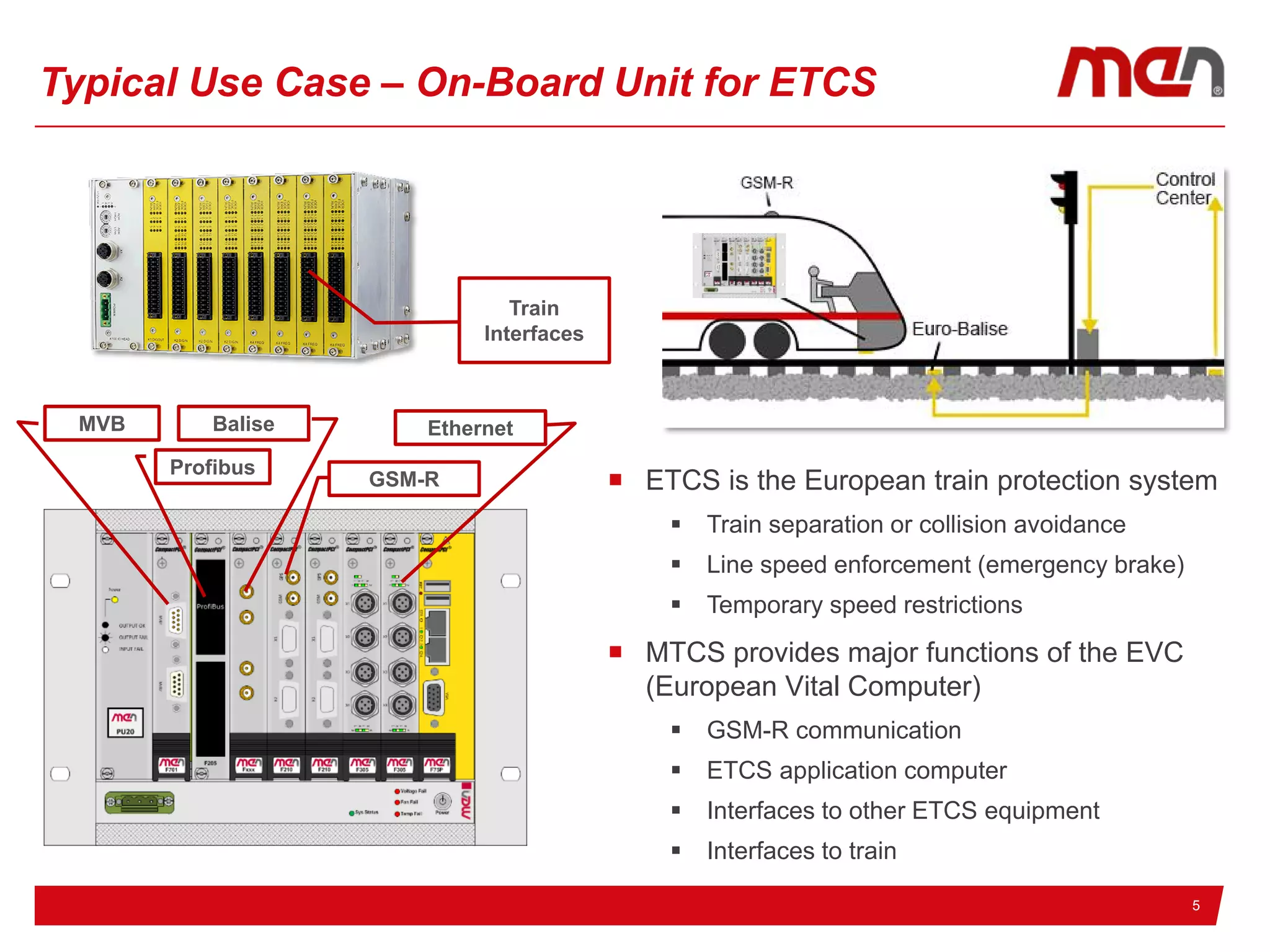 MTCS – Modular Train Control System | PDF