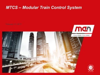 MTCS – Modular Train Control System | PDF