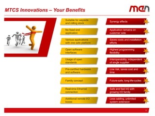 MTCS – Modular Train Control System | PDF