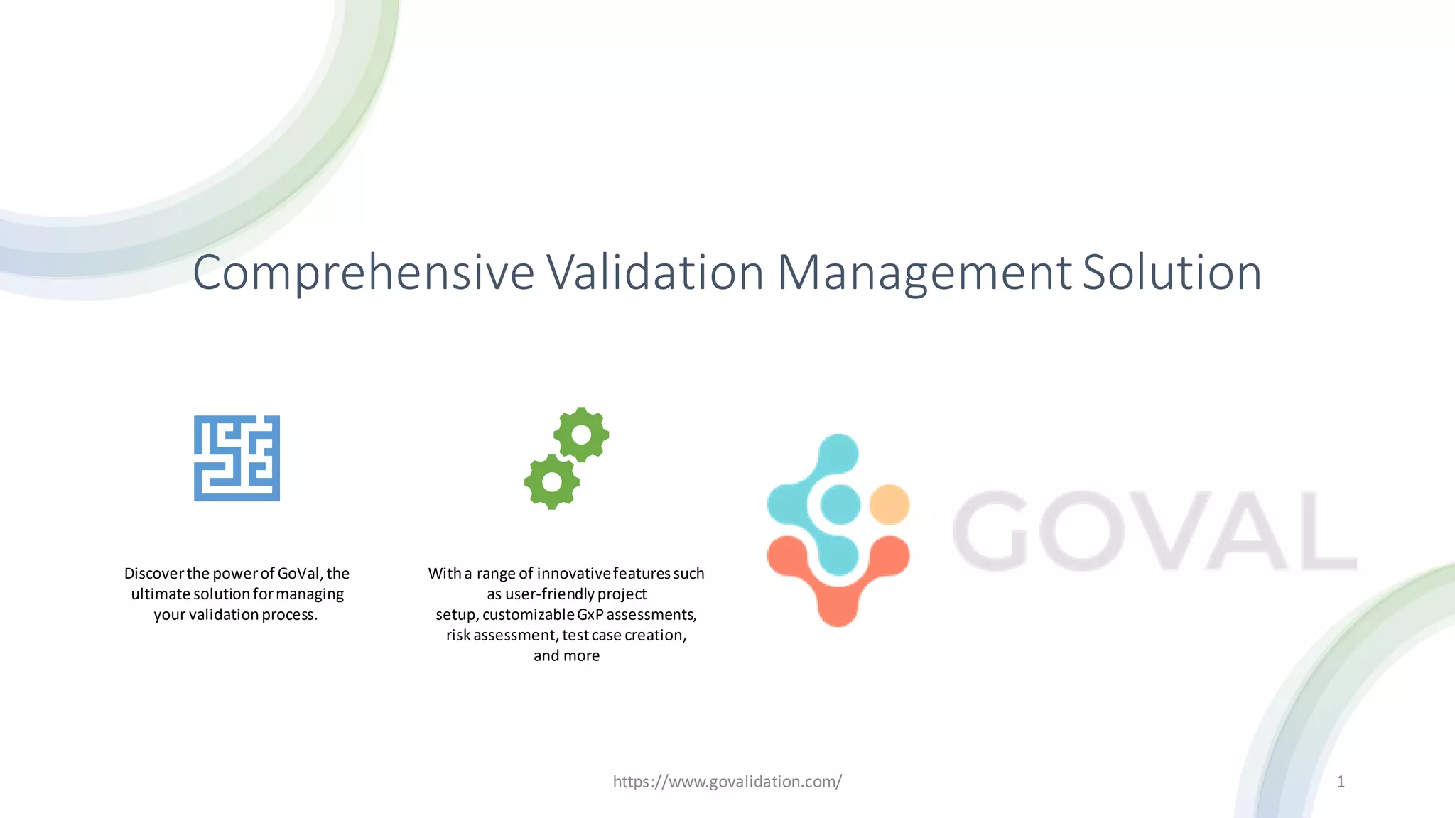 Streamline Your Validation Process with GoVal - Features and Benefits | PPT