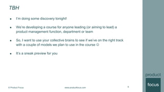 Product focus -- leading product management | PDF