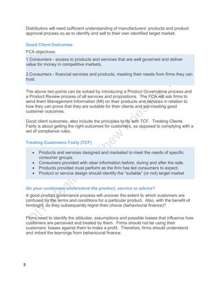 Financial Product Governance (MiFID II) by Matthew Priestley, FCSI | PDF