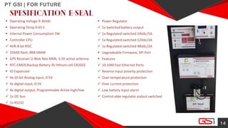 GSI Customized Product Catalogue and Knowledge | PPTX