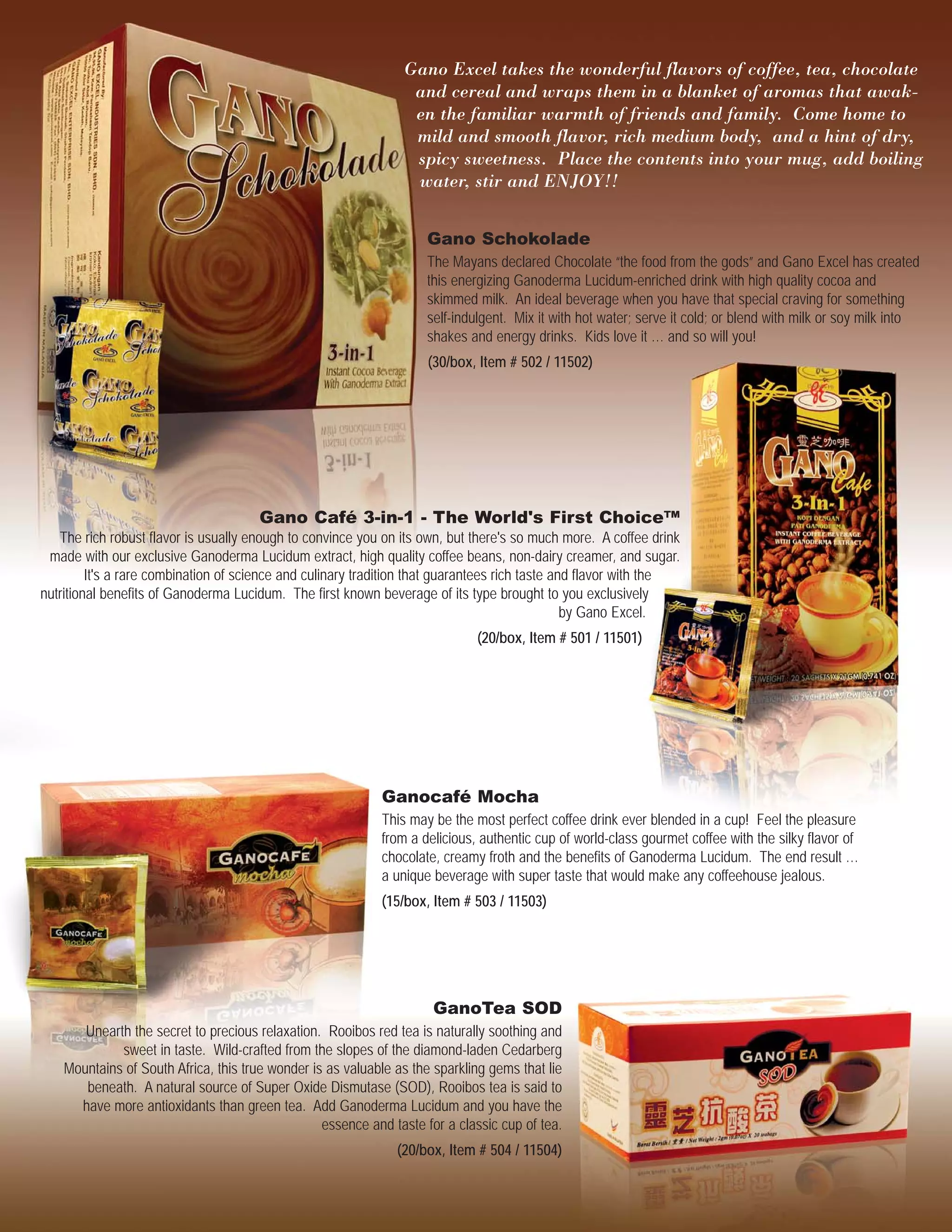 GANO Product guide | PDF