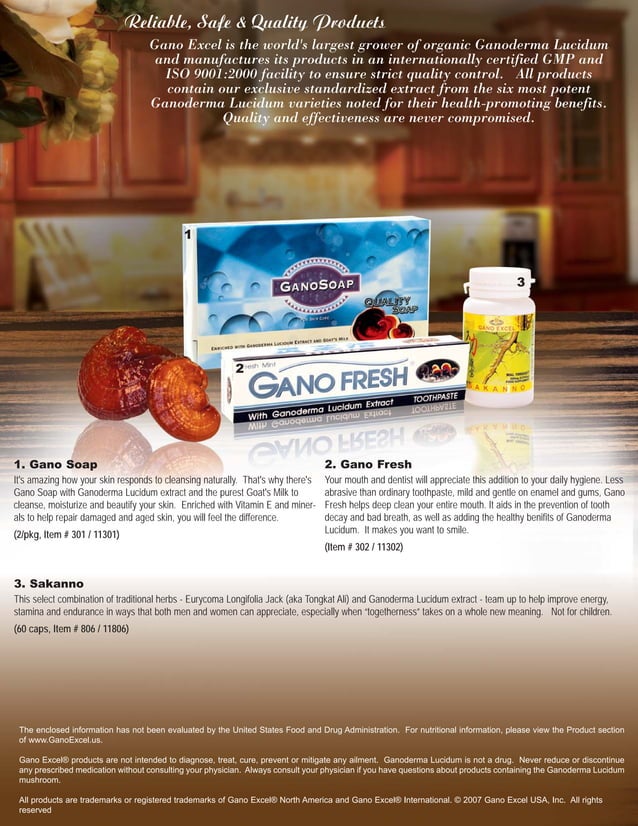 GANO Product guide | PDF