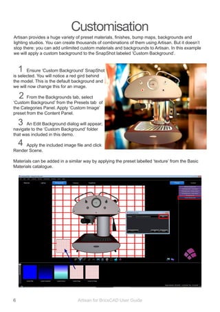 Artisan for BricsCAD User Guide | PDF