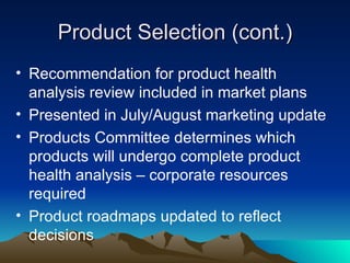 Product Health Analysis | PPT
