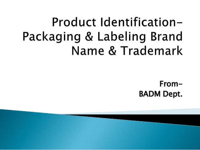 Product Identifier