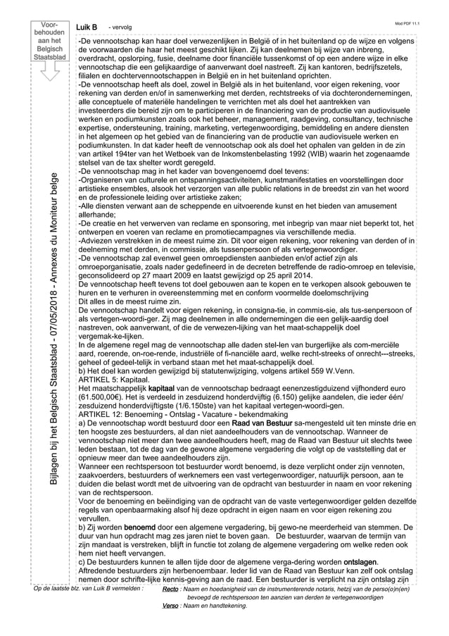 Productiehuis DOK1 Media krijgt 61.500 euro mee | PDF