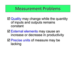 Productiivity vs production | PPTX | Business | Business and Finance