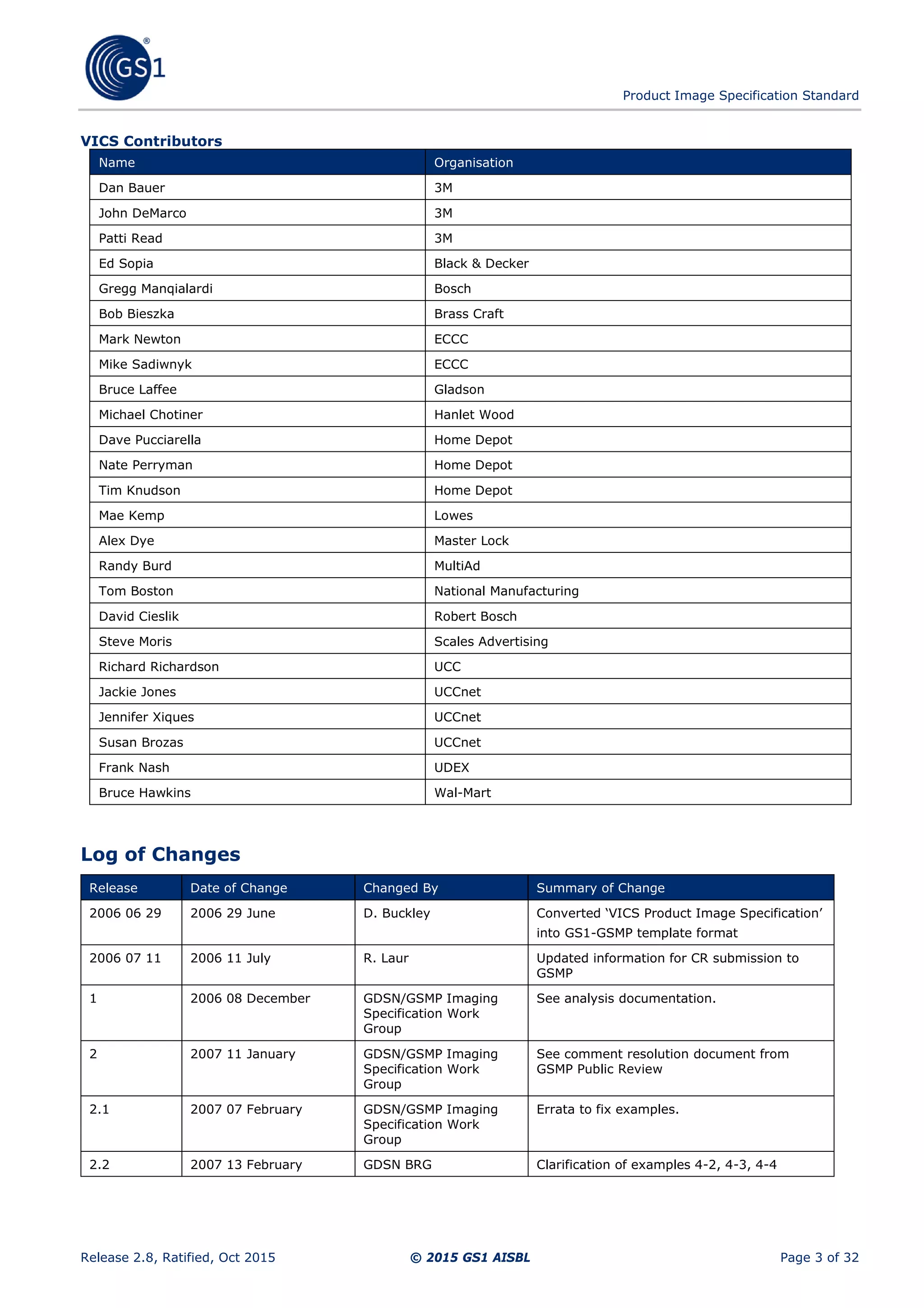 Product image specification | PDF