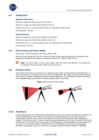 Product image specification | PDF