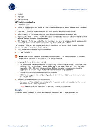 Product image specification | PDF