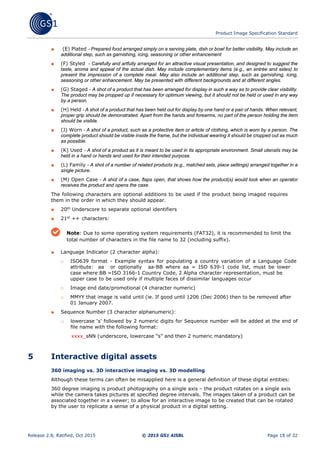 Product image specification | PDF