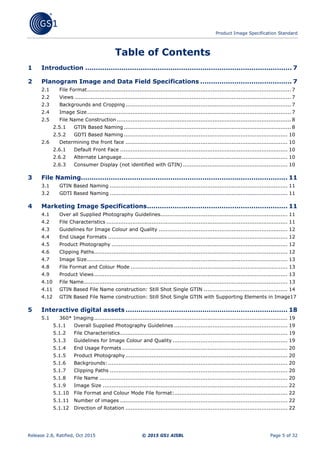 Product image specification | PDF