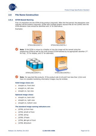 Product image specification | PDF