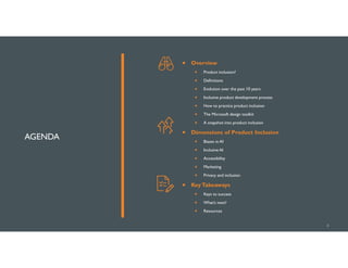 Product Inclusion for More Inclusive Designs | PPT