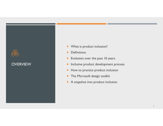 Product Inclusion for More Inclusive Designs | PPT