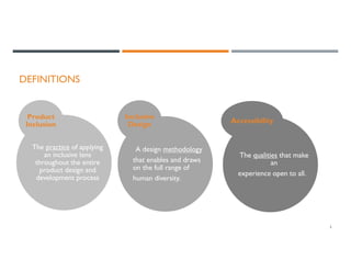 Product Inclusion for More Inclusive Designs | PPT