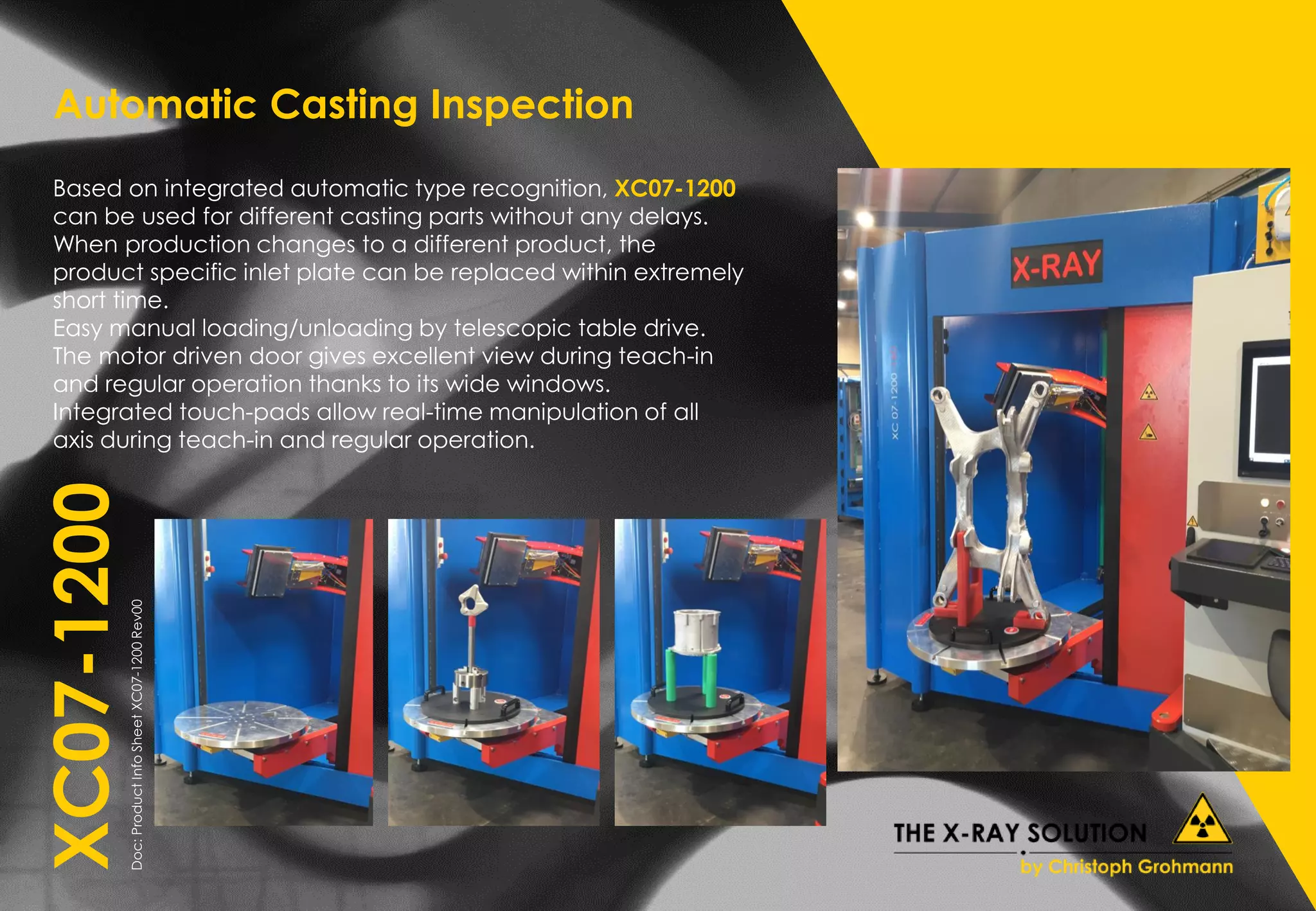 Automatic Casting Inspection | Info sheet XC07-1200 | PPT