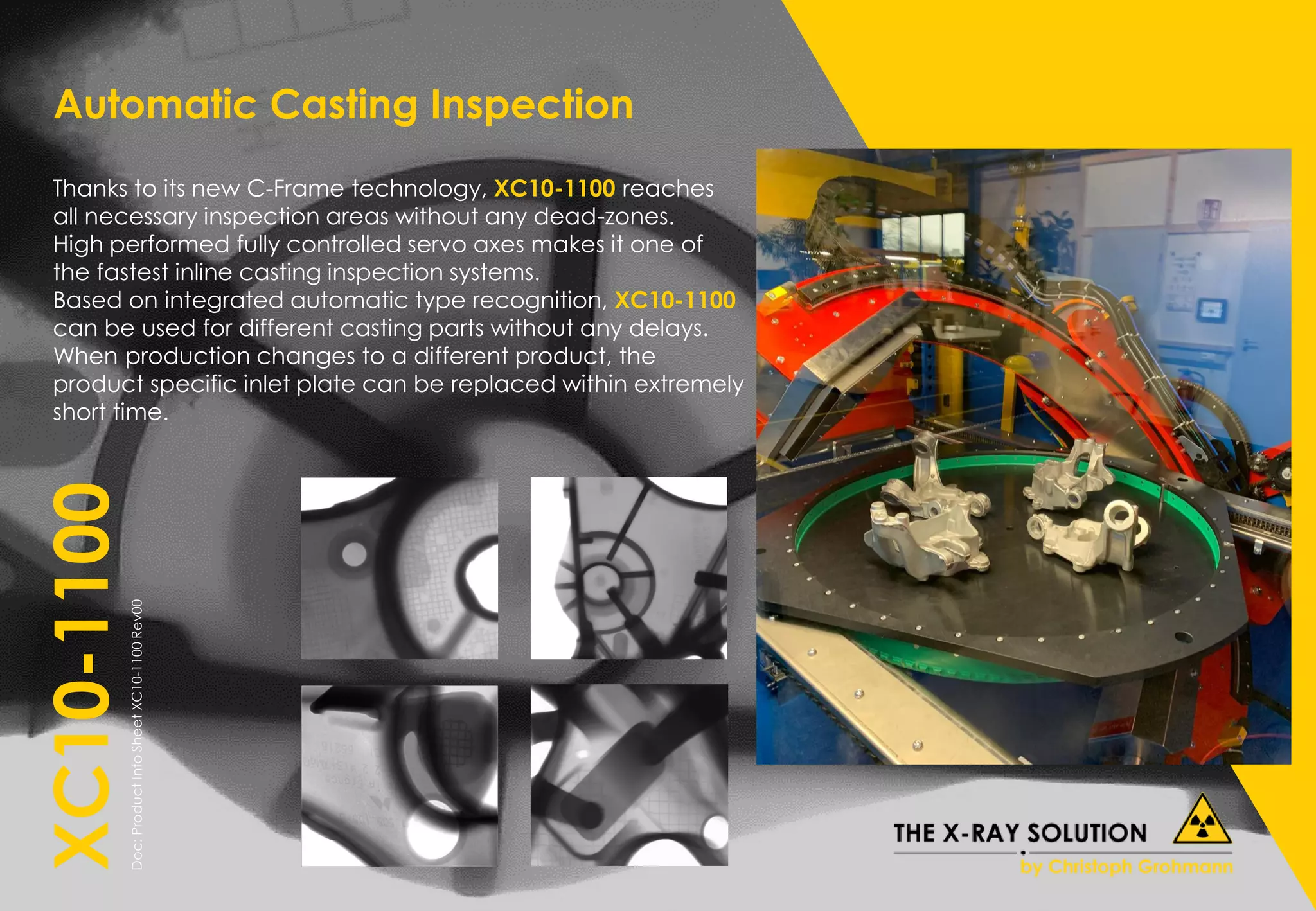 Automatic Casting Inspection | Info sheet XC10-1100 | PDF
