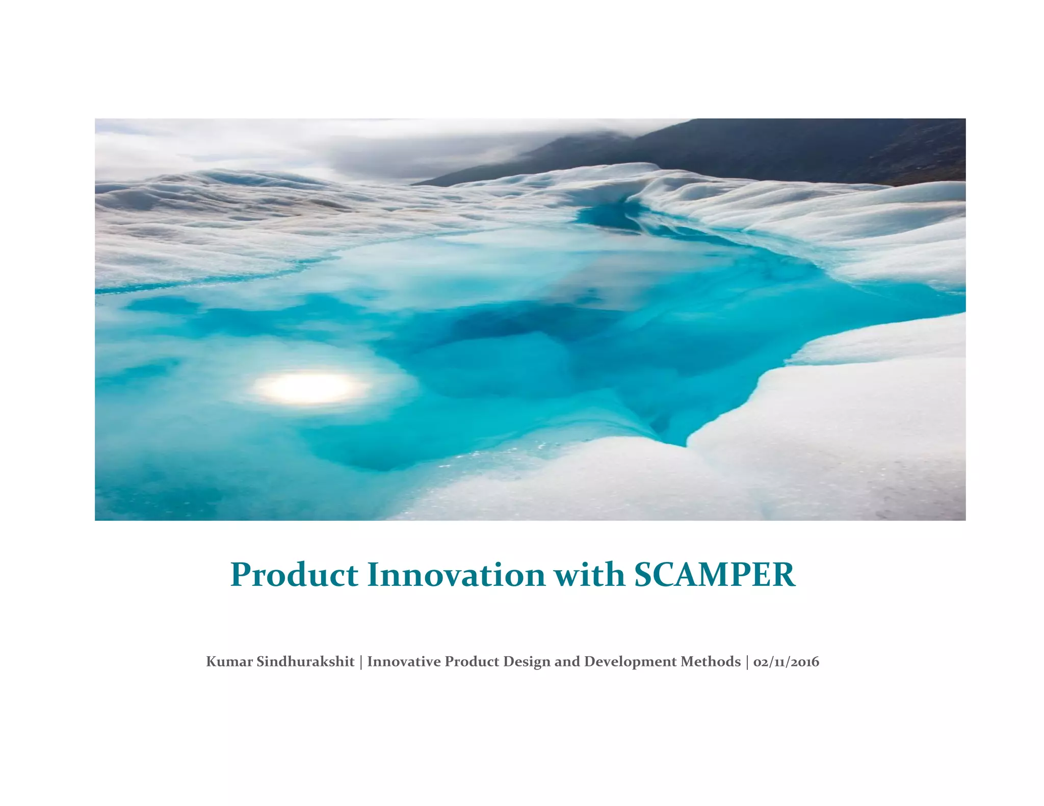 Product Innovation with SCAMPER | PDF