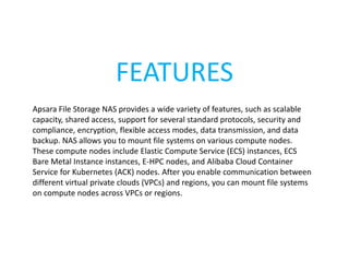 Product introduction- Apsara File Storage NAS | PPT