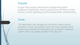 Product inventory system | PPTX